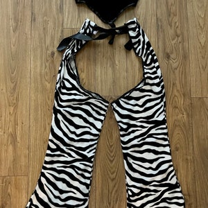 Multiple Prints Cut Out Cowgirl Chaps - Etsy