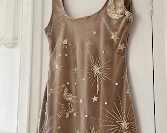 Vintage Sue Wong 90s Y2K Fairycore Silk Embellished Dress Vintage Sue Wong 90s Y2K Fairycore Silk Embellished Dress