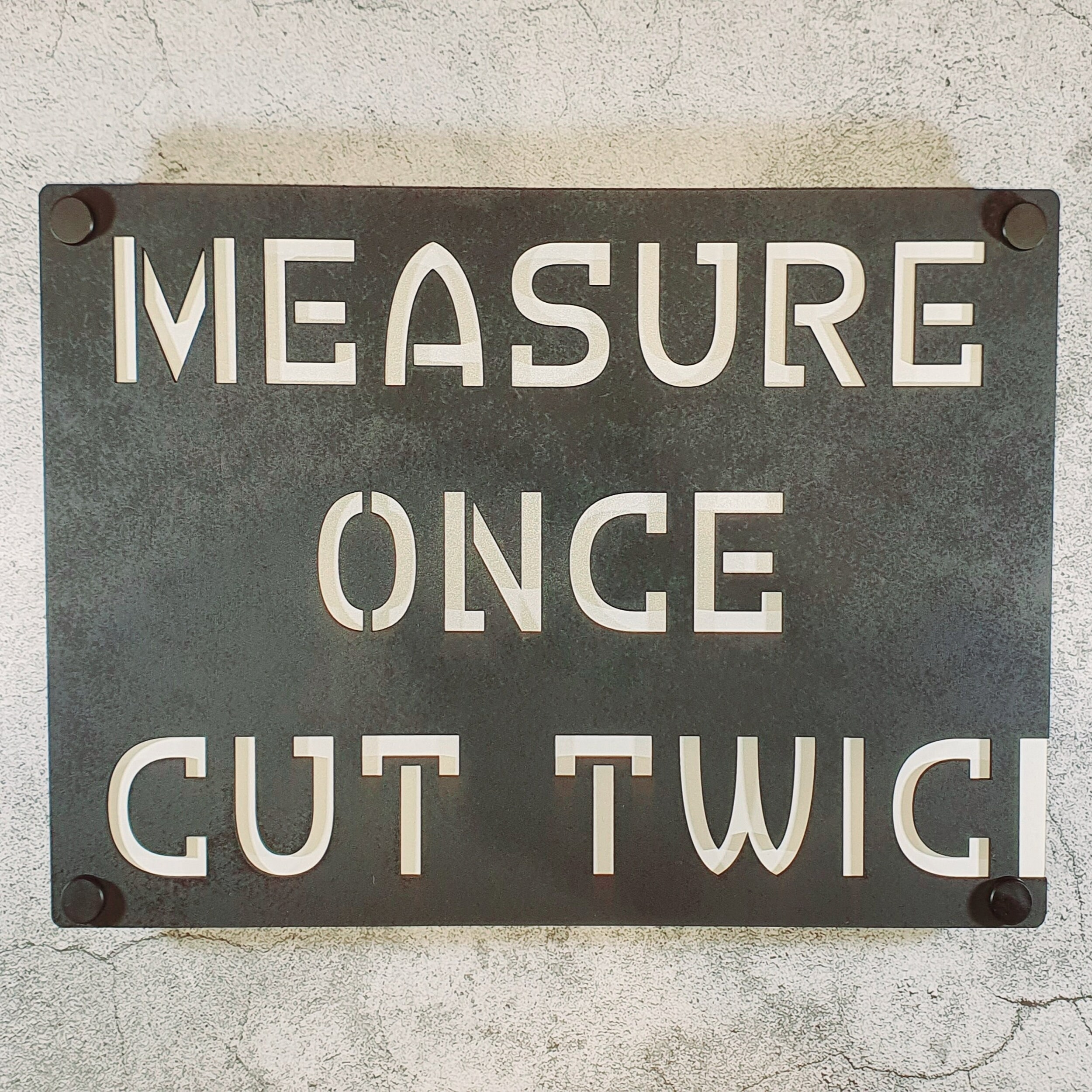 Measure Once Cut Twice Funny Workshop Garage Man Cave She - Etsy
