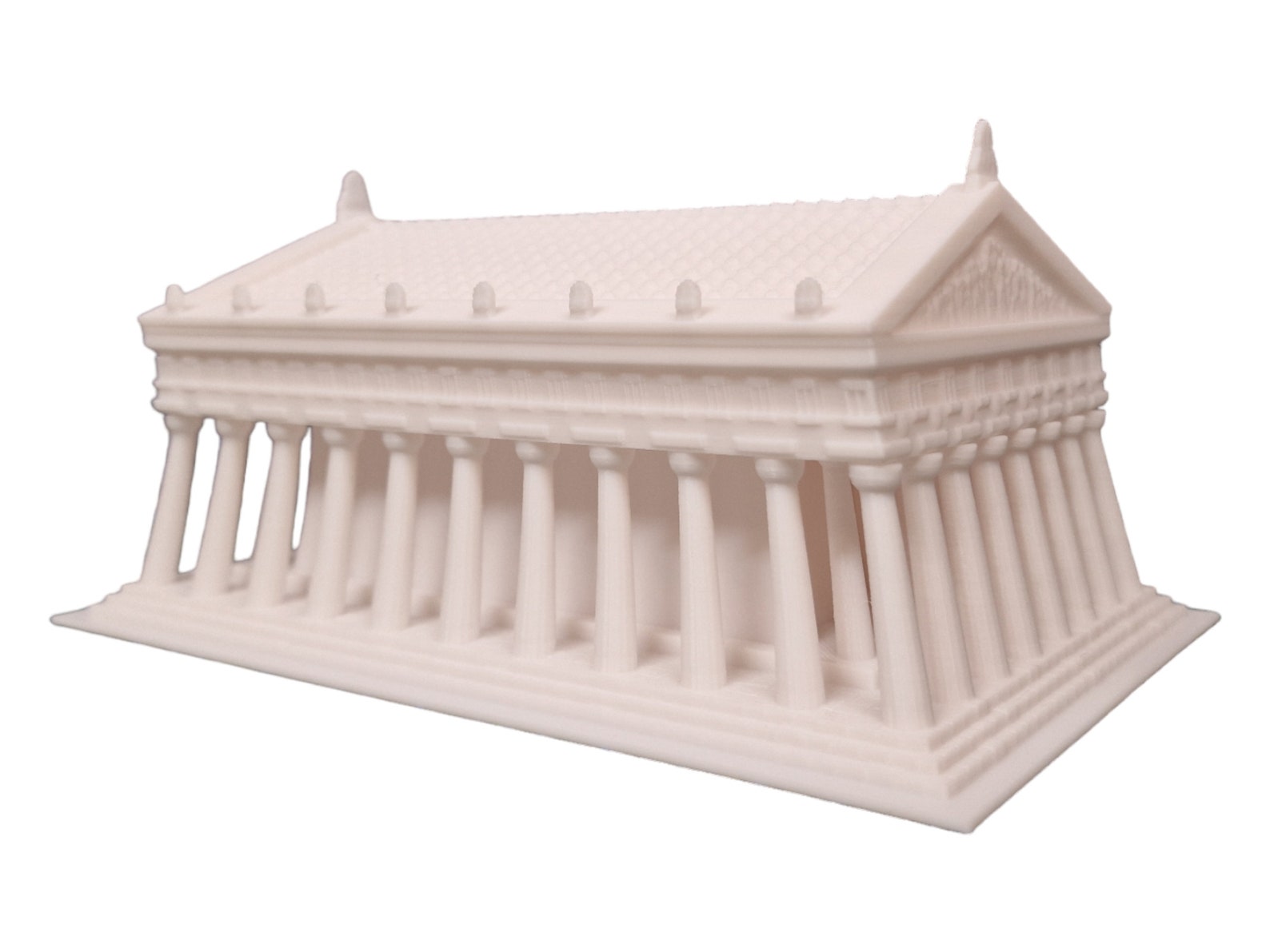 3D Printed Parthenon Model Detailed Greek Temple Replica for Historical ...