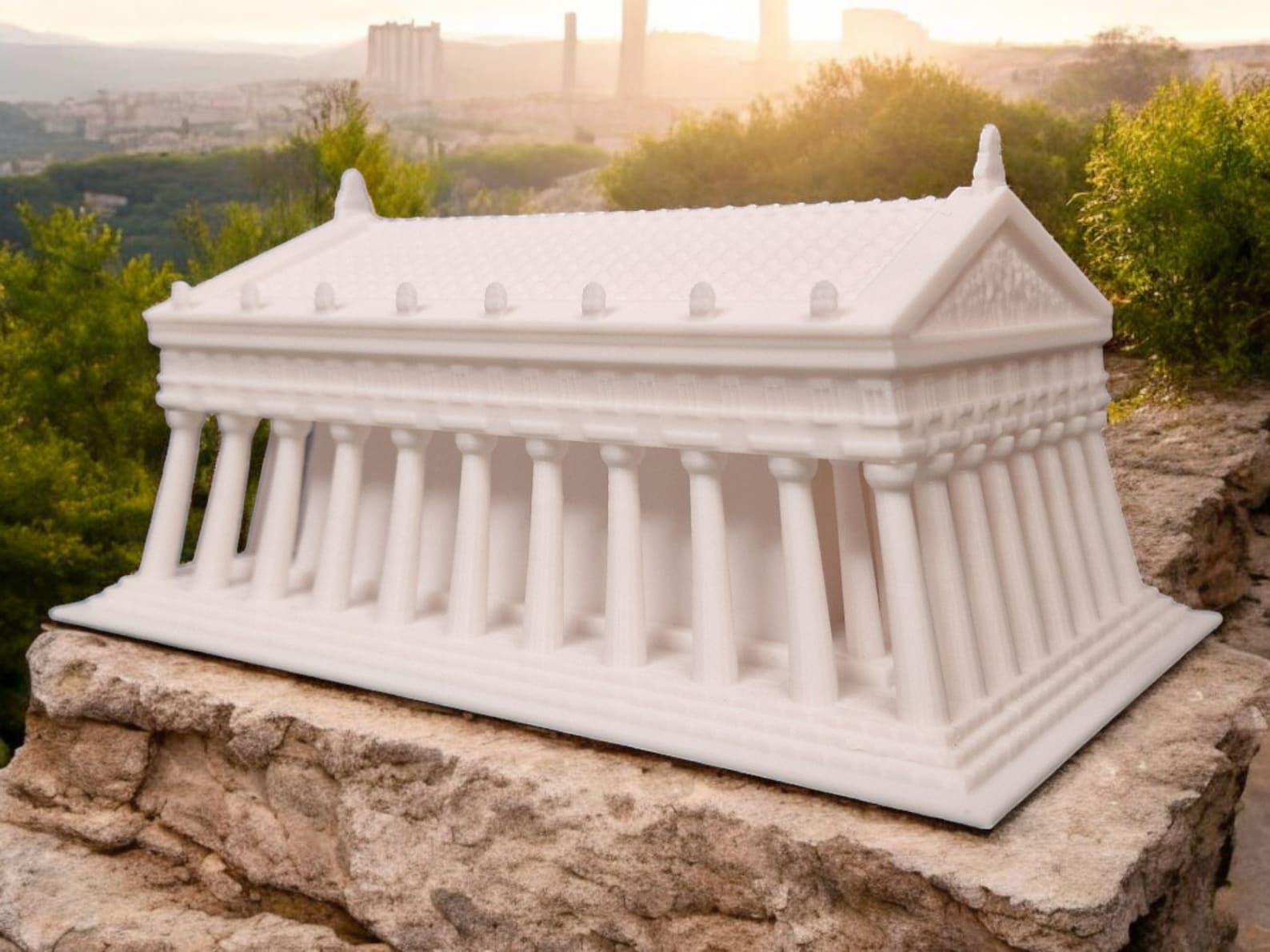3D Printed Parthenon Model – Detailed Greek Temple Replica for ...