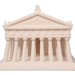 3D Printed Parthenon Model – Detailed Greek Temple Replica for ...