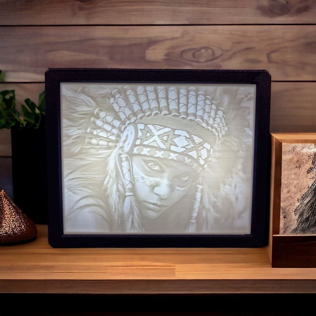 Personalised 3D Printed Lithophane Frame With Custom Photo - Capture ...
