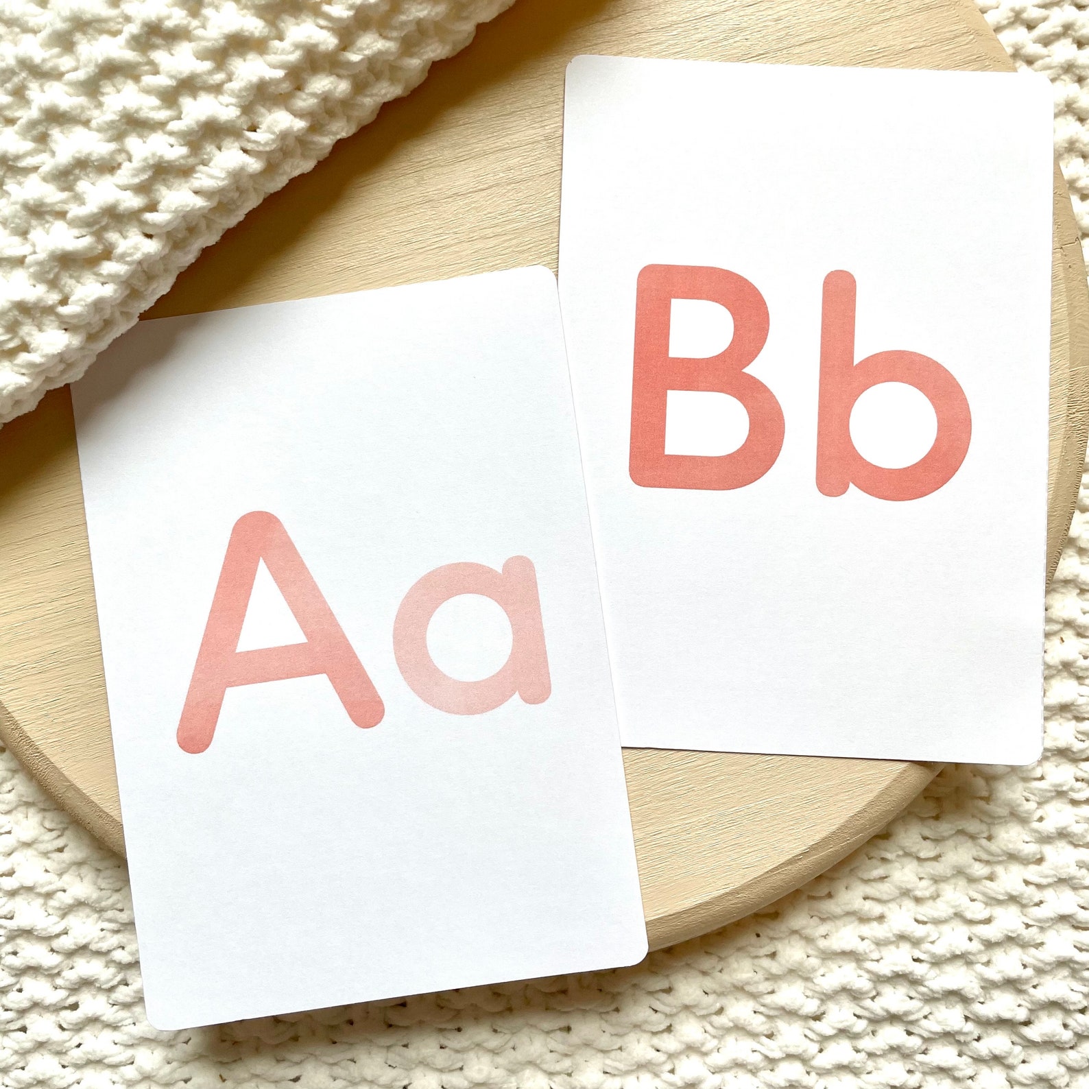 Alphabet Cards - Digital Download, Alphabet Flash Cards, Printable ABC ...