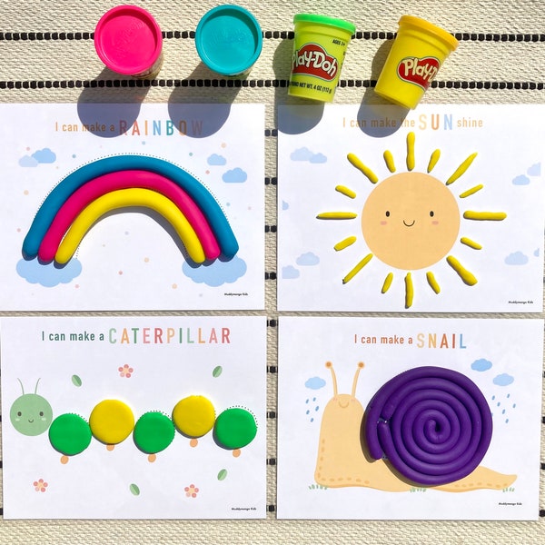 Playdough Mats - Etsy UK