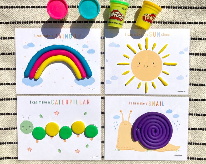 Alphabet Playdough Mats, Preschool Printable for Homeschool Resources ...