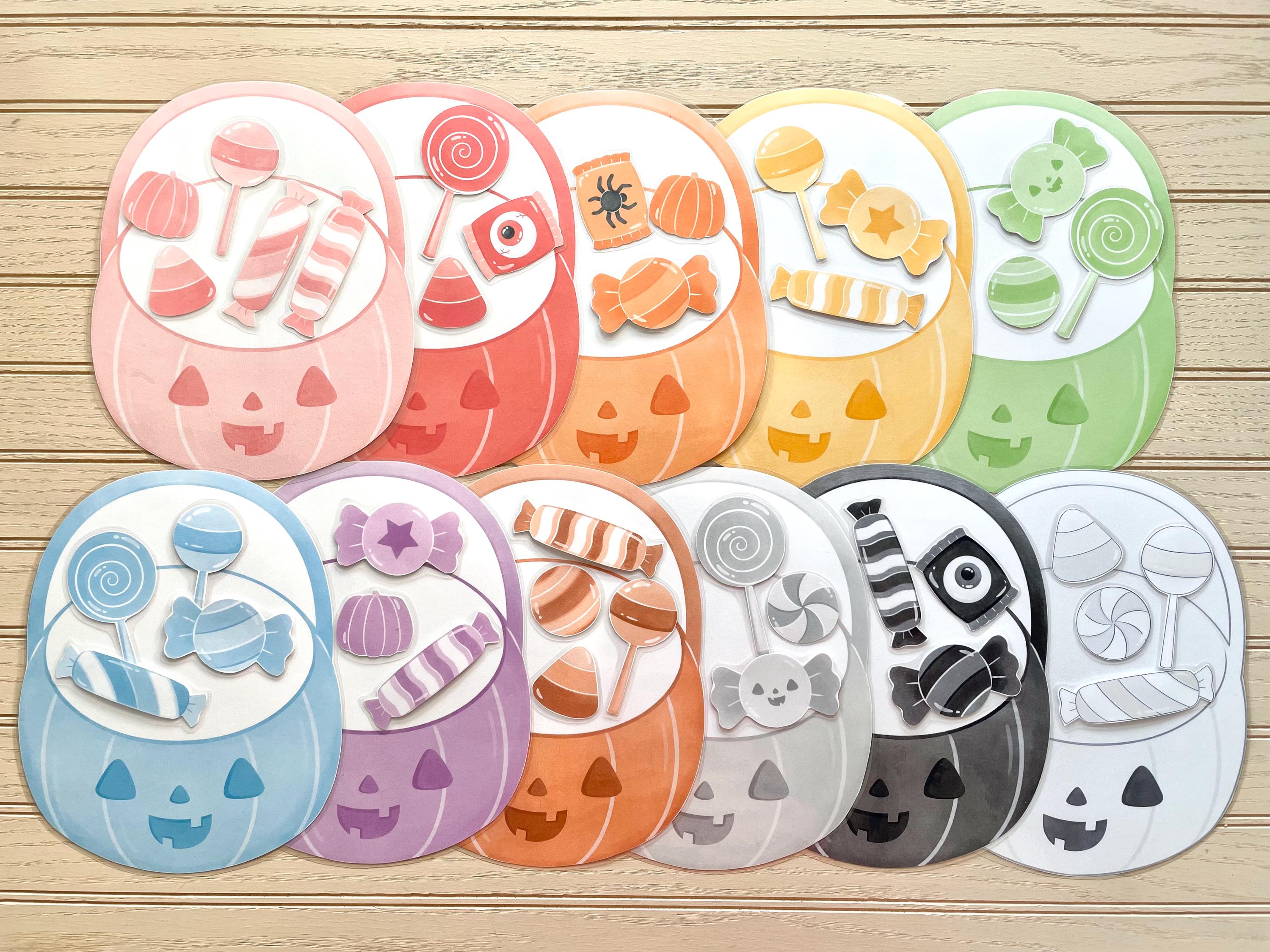 Halloween Candy Color Sort - Digital Download, Color Sorting Game ...