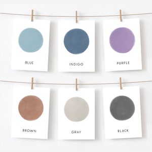 Color Cards - Digital Download, Color Flash Cards for Classroom and ...