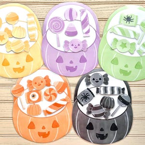 Halloween Candy Color Sort - Digital Download, Color Sorting Game ...