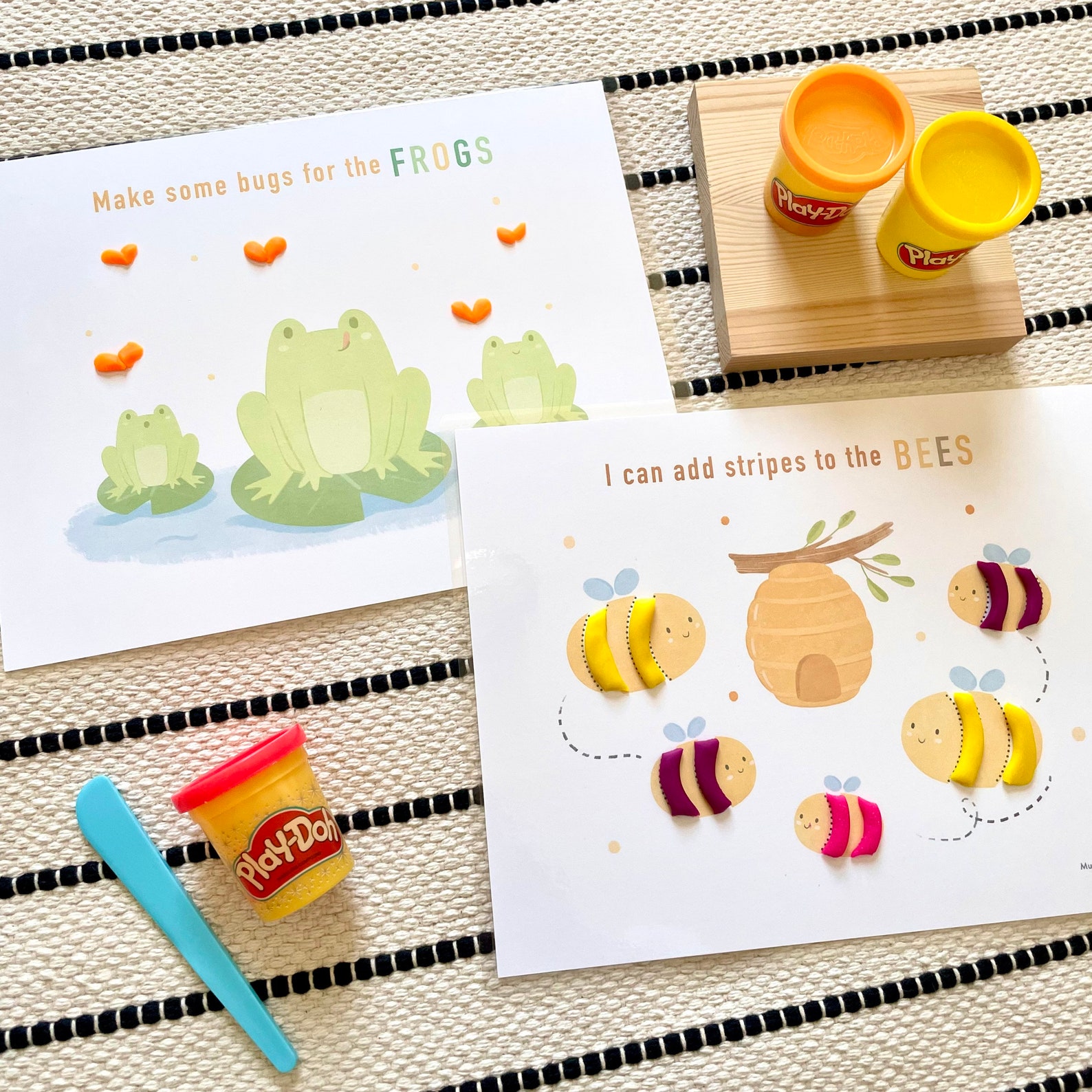 Animal Play Dough Mats Digital Download Play Dough - Etsy