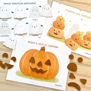 Halloween Busy Book - Digital Download, Printable Halloween Activity ...