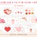 Valentine’s Day Play Dough Mats - Digital Download, Printable Valentine ...