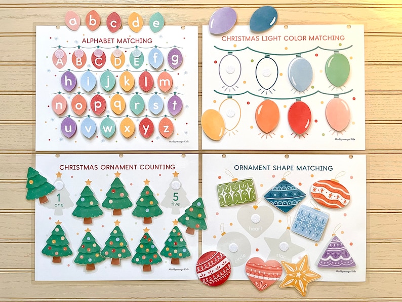 Christmas Busy Book - Digital Download, Christmas Activity Book for ...
