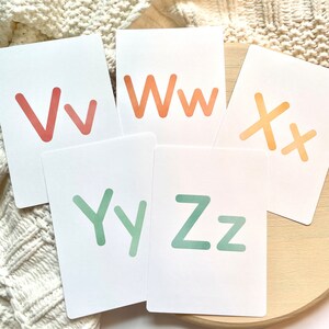 Alphabet Cards - Digital Download, Alphabet Flash Cards, Printable ABC ...