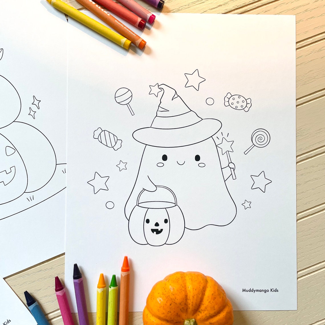 Halloween Coloring Sheets - Digital Download, Printable Halloween ...