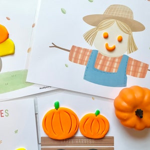 Autumn Play Dough Mats - Digital Download, Fall Play Dough Activity ...