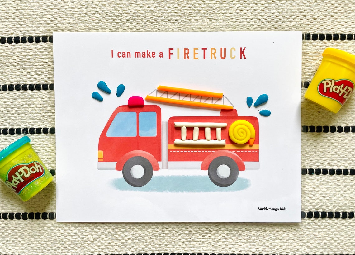 Transportation Play Dough Mats Digital Download Printable - Etsy