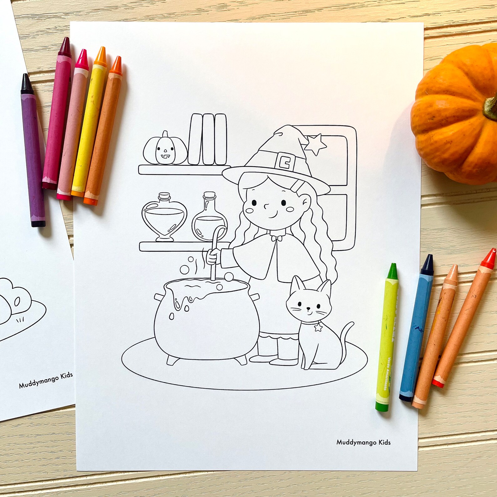Halloween Coloring Sheets - Digital Download, Printable Halloween ...