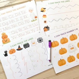 Halloween Busy Book - Digital Download, Printable Halloween Activity ...