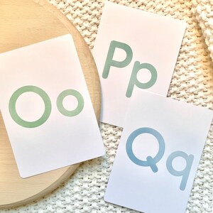 Alphabet Cards - Digital Download, Alphabet Flash Cards, Printable ABC ...