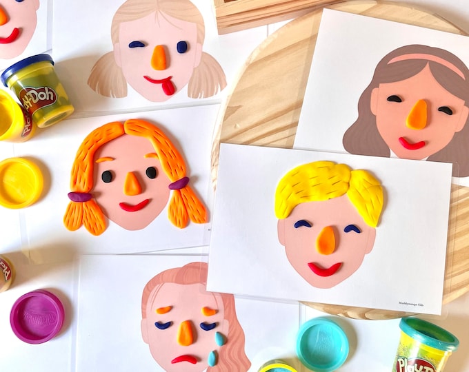 Faces Playdough Mats, Diversity Activity, All About Me, Emotions Play ...