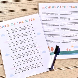 Writing Practice Set Digital Download, Pre-writing Bundle, Tracing ...