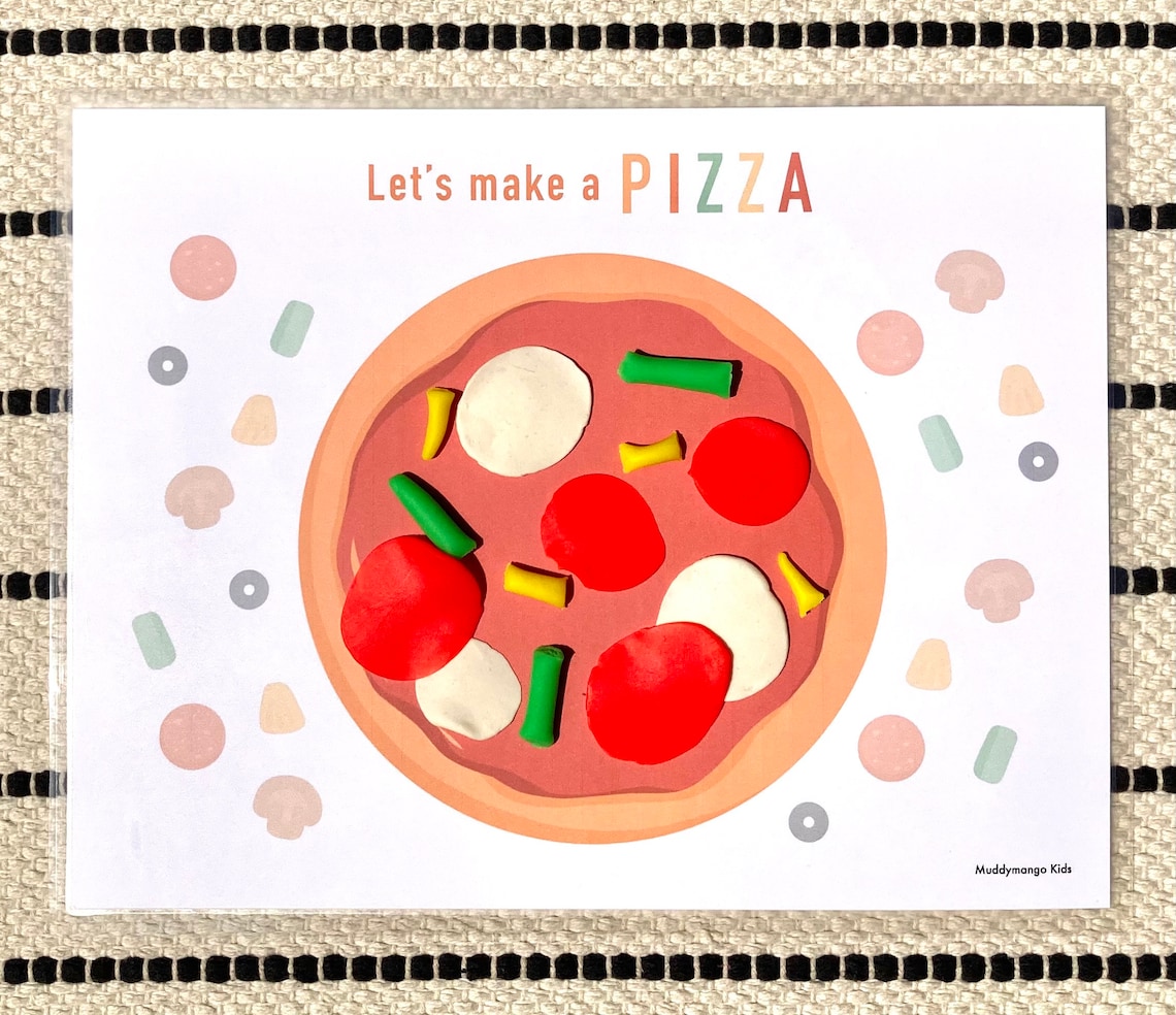 Play Dough Mats Digital Download Play Dough Activity - Etsy