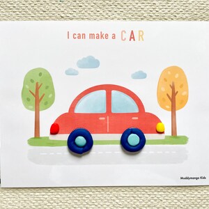 Transportation Play Dough Mats - Digital Download, Printable Play Doh ...