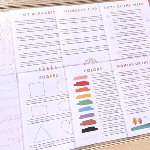 Writing Practice Set Digital Download Pre-writing Bundle - Etsy Australia