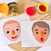 Face Play Dough Mats - Digital Download, Feelings Emotion Play Dough ...