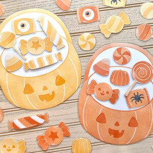 Halloween Candy Color Sort - Digital Download, Color Sorting Game ...