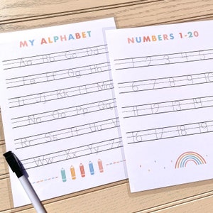 Writing Practice Set - Digital Download, Pre-writing Bundle, Tracing ...