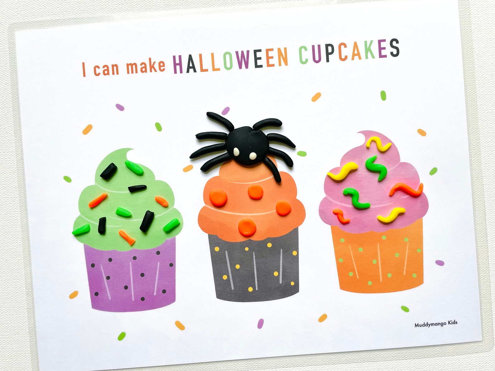 Halloween Play Dough Mats - Digital Download, Play Doh Activity ...