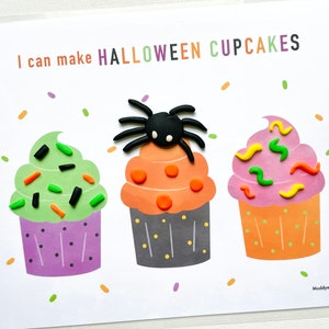 Halloween Play Dough Mats - Digital Download, Play Doh Activity ...