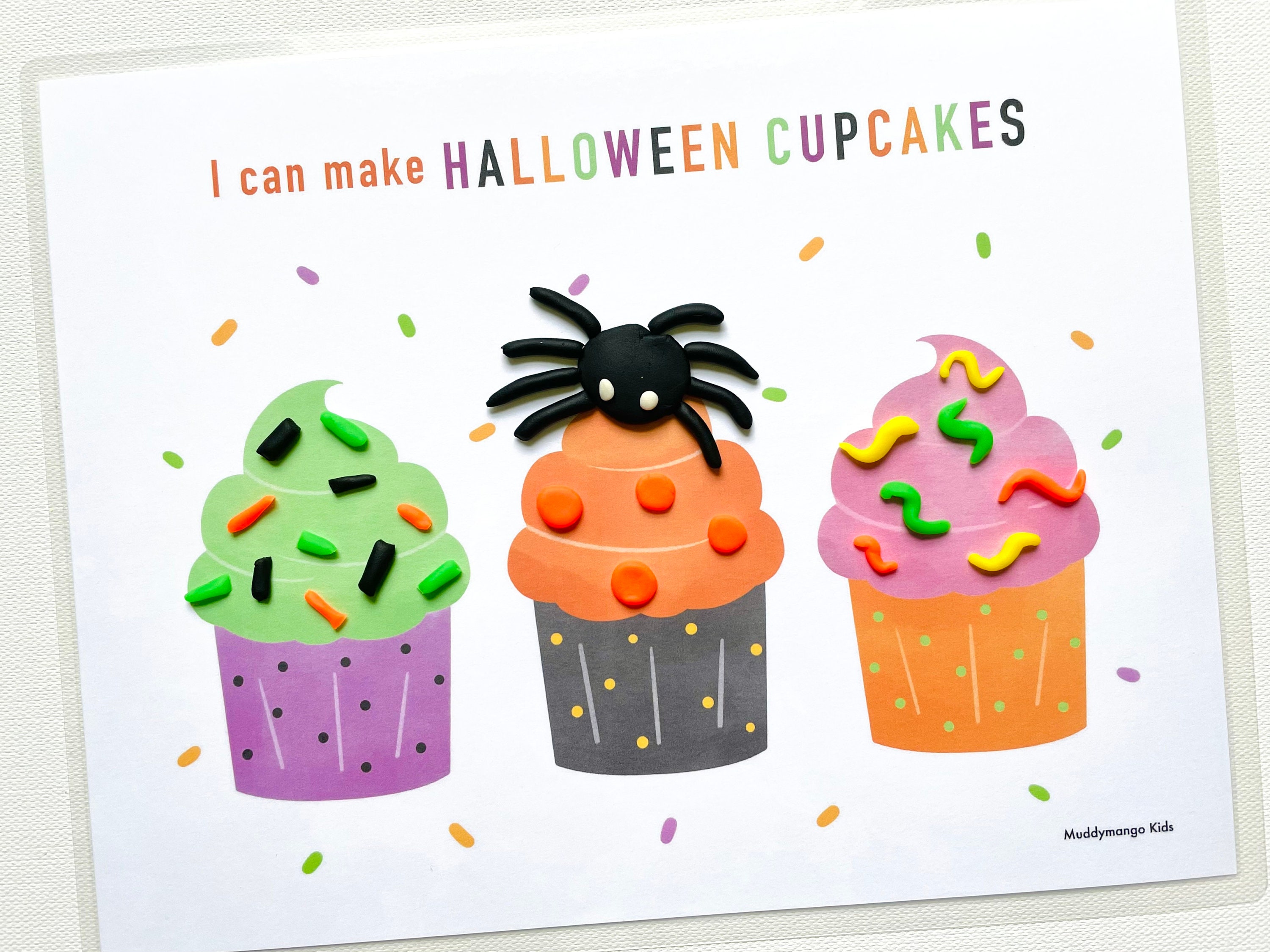 Halloween Play Dough Mats - Digital Download, Play Doh Activity ...