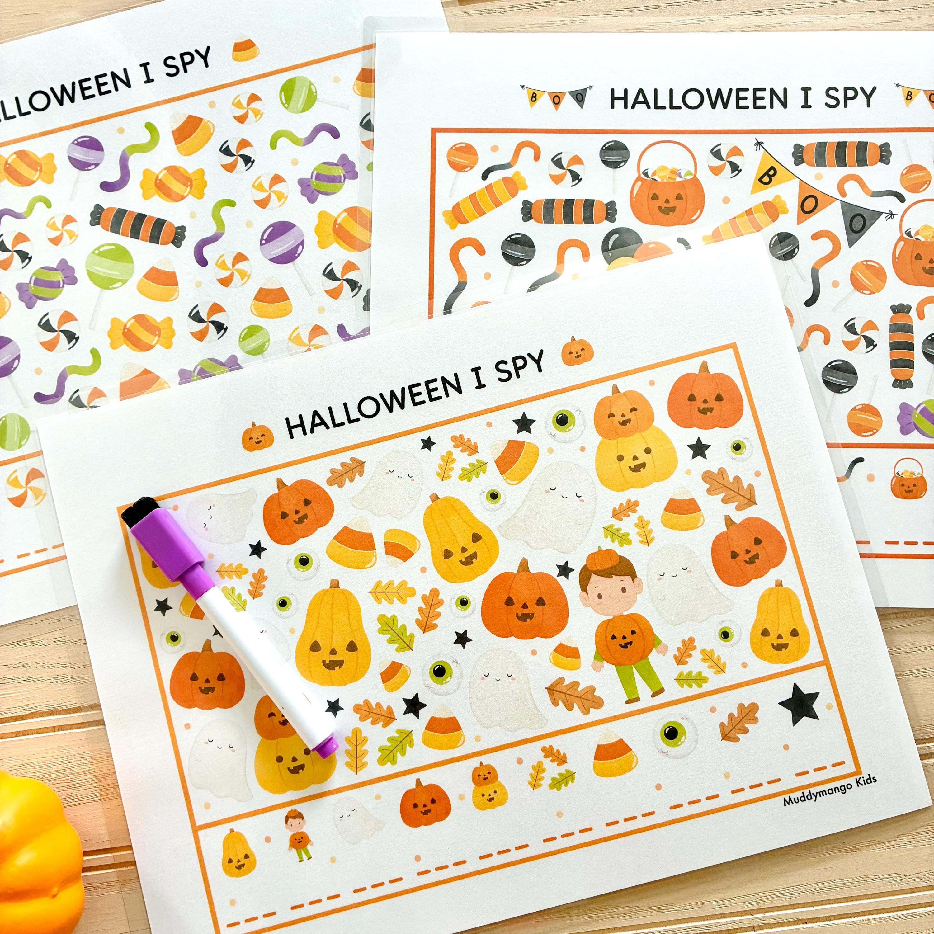 Halloween I Spy - Digital Download, Halloween Activity for Kids - Etsy