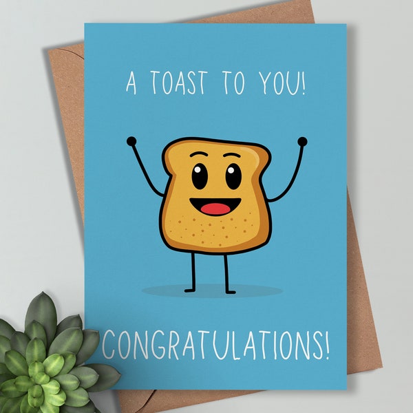 Toast to You Congratulations - Etsy