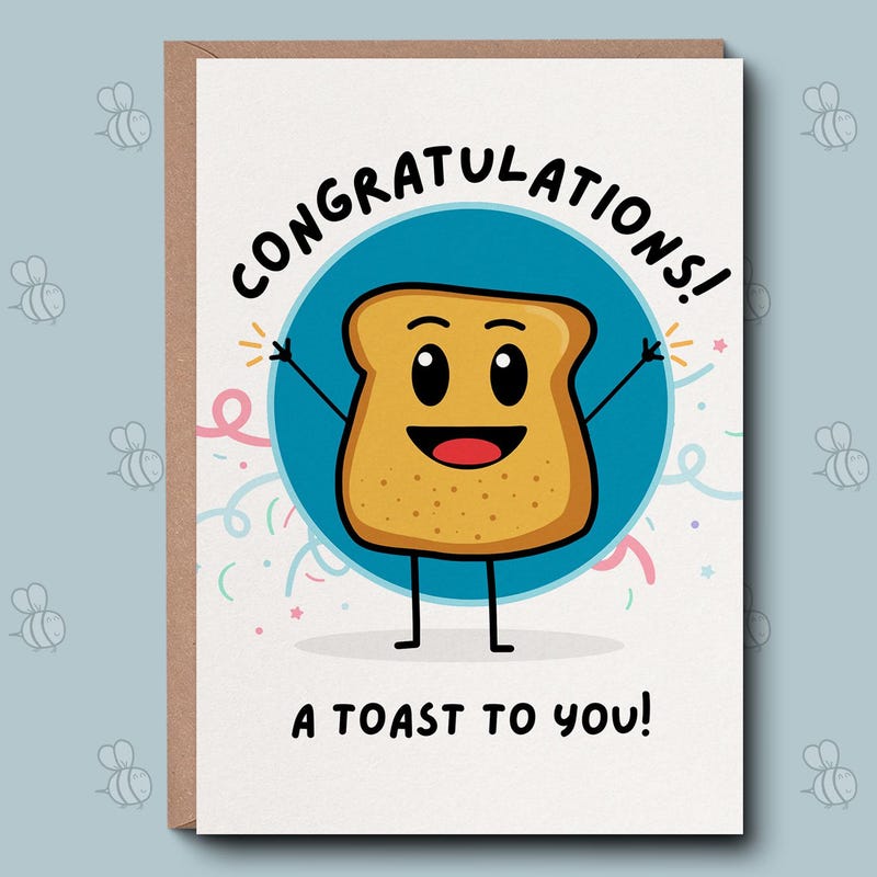 Toast to You Congratulations - Etsy