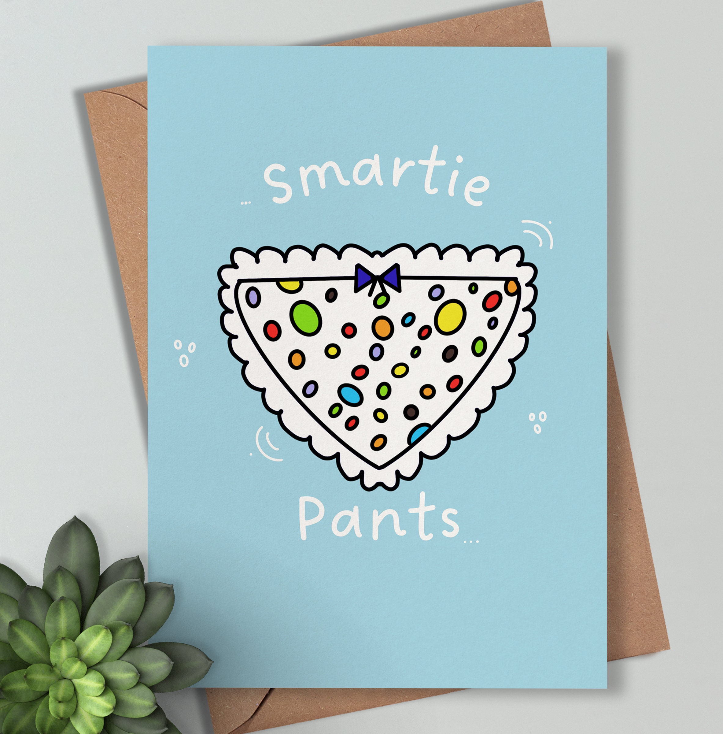 Smartie Pants Well Done /graduation / Funny Congratulations - Etsy