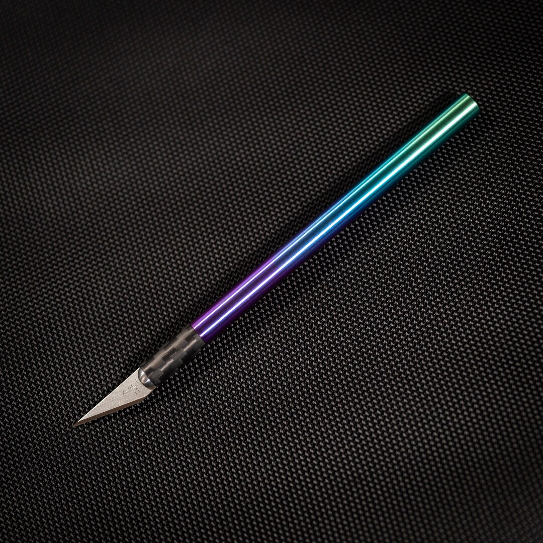 Standard Custom X-ACTO Precision Craft & Hobby Knife | Rainbow Titanium ...