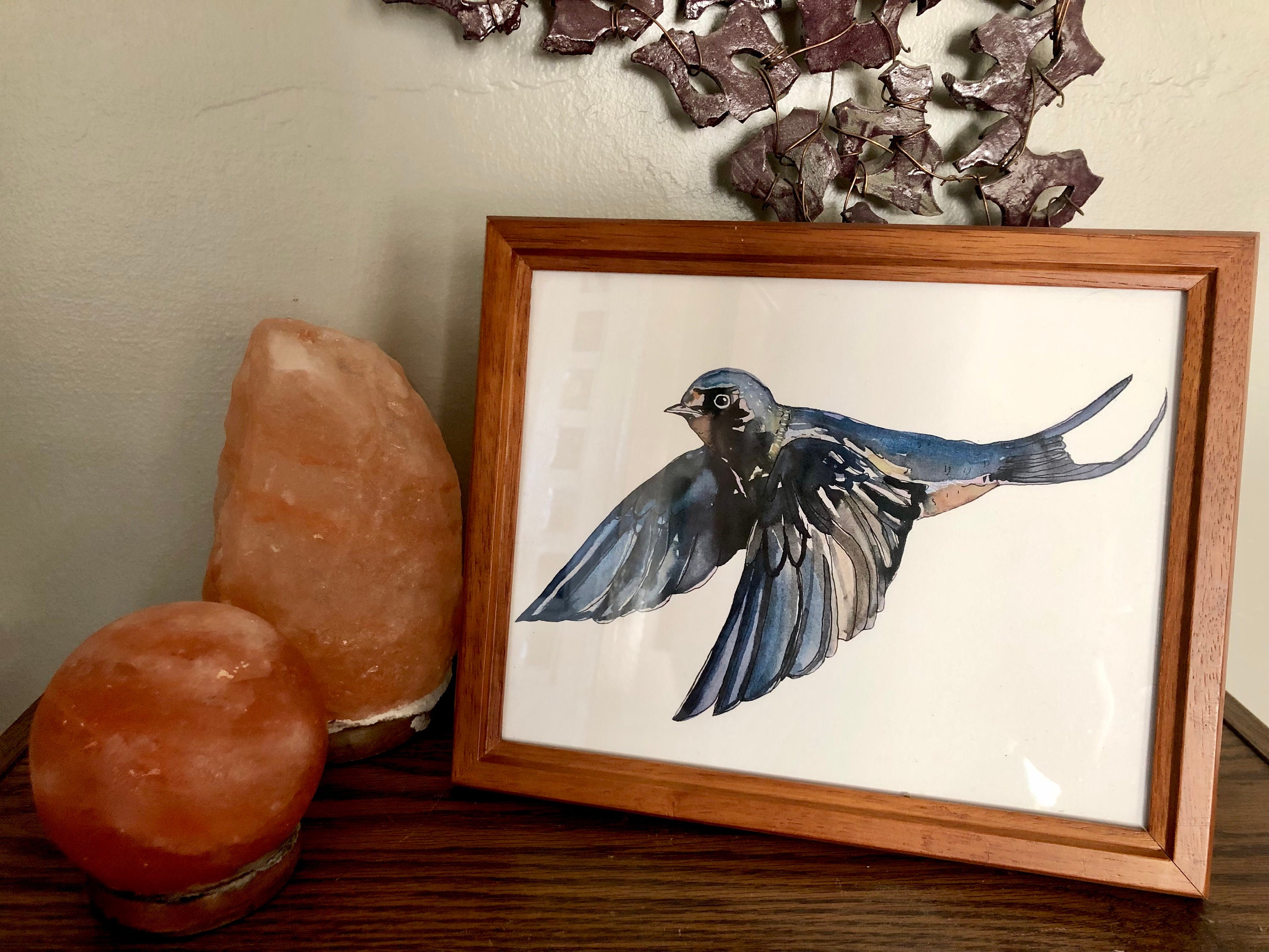 Barn Swallow Watercolor Painting Print - Etsy