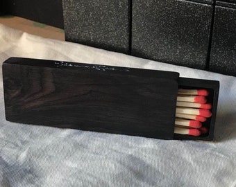 Black Matchbox - Etsy