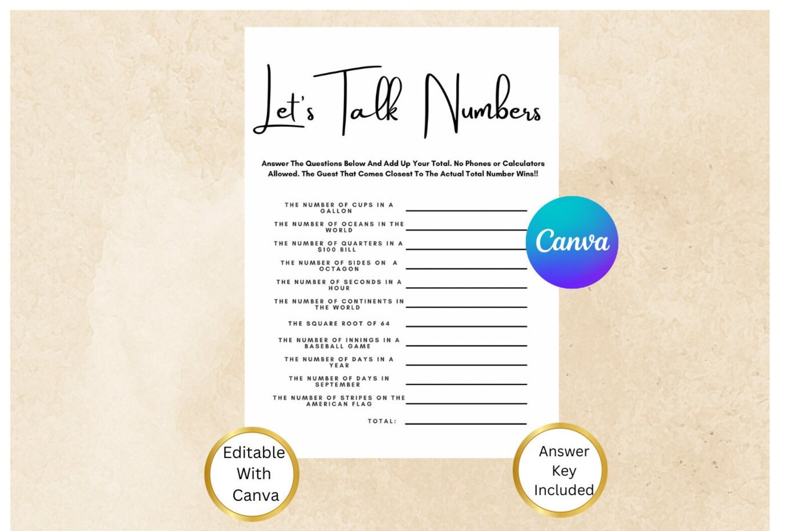 Let's Talk Numbers Icebreaker Game | Housewarming Games | Icebreaker ...