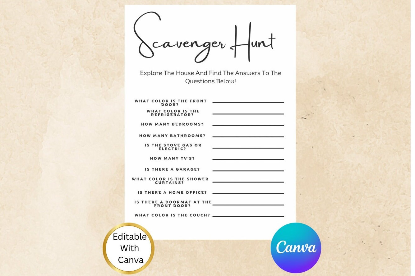 Scavenger Hunt Icebreaker Game | Icebreaker Questions | Conversation ...