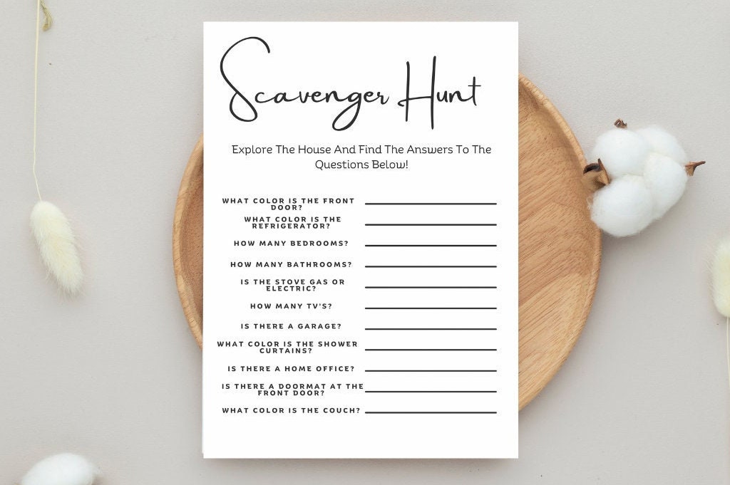 Scavenger Hunt Icebreaker Game | Icebreaker Questions | Conversation ...