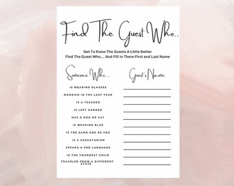 Get to Know You Bingo Editable Template (Instant Download) - Etsy