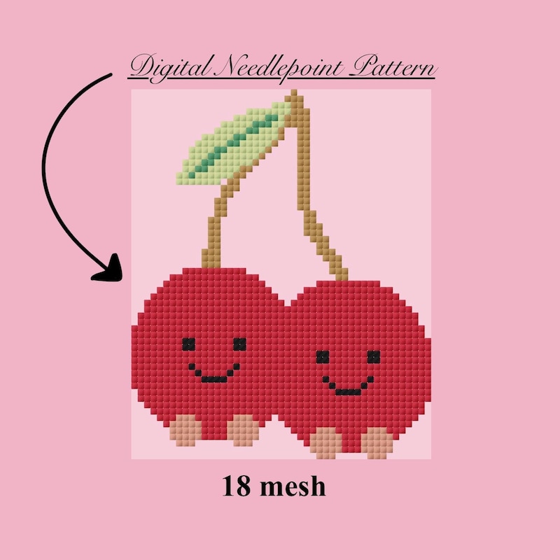 Bookish Needlepoint Chart - Etsy