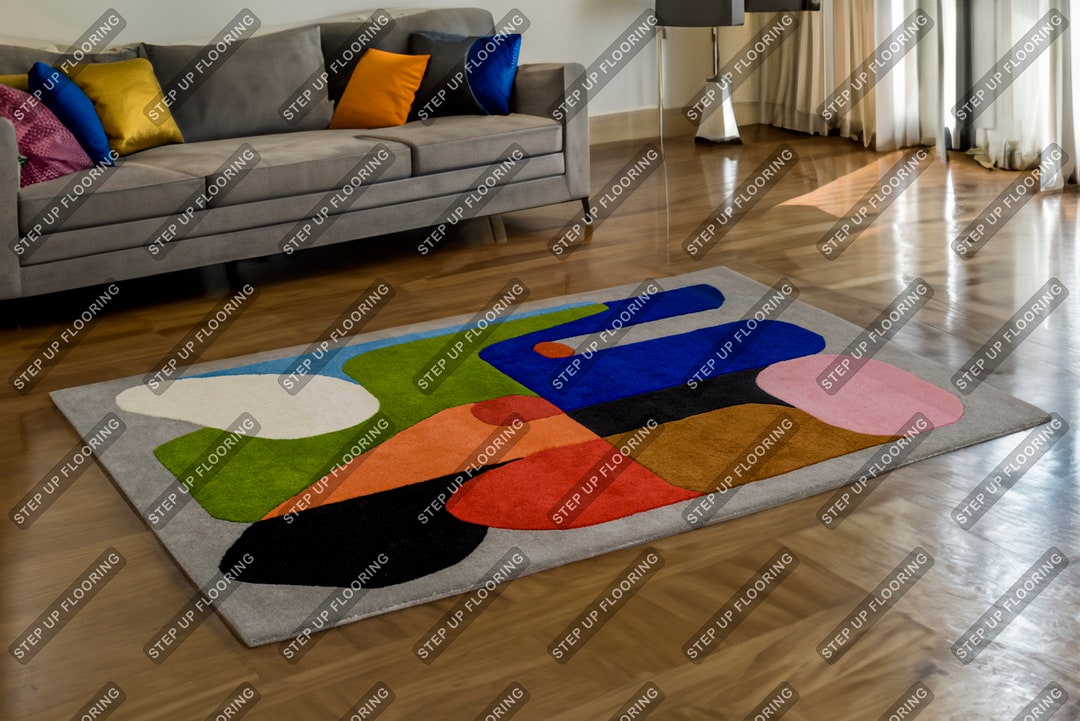 New Modern Hand Tufted Texture Braelyn Southwest Southwestern - Etsy