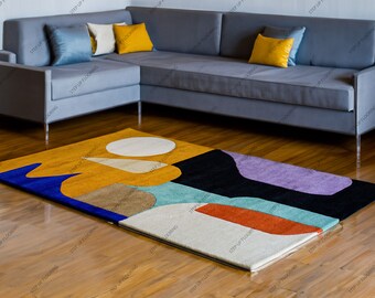 Abnormal Rug Designer Hand Tufted Wool Rug Area Rug Modern Area Rug ...