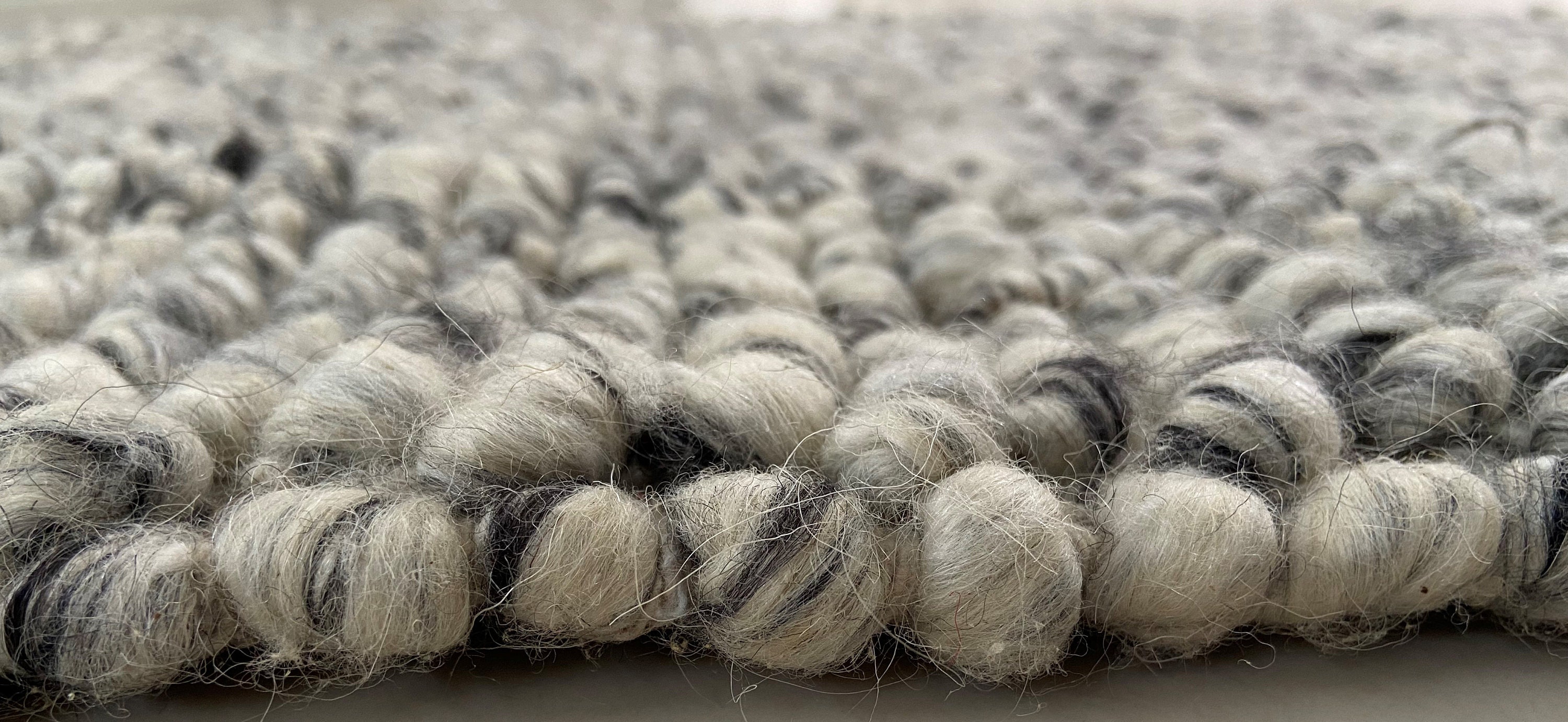 Hand-knitted Chunky Wool Indoor Area Rug - Etsy